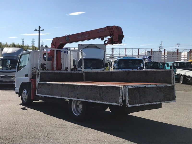 H17年☆4段クレーン付き平ボディ 2t 標準ロング 2.93t吊り 5MT｜トラック在庫詳細｜株式会社ヤナギサワ自動車販売