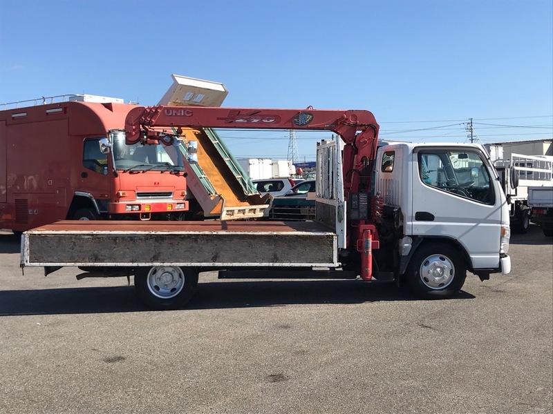 H17年☆4段クレーン付き平ボディ 2t 標準ロング 2.93t吊り 5MT｜トラック在庫詳細｜株式会社ヤナギサワ自動車販売