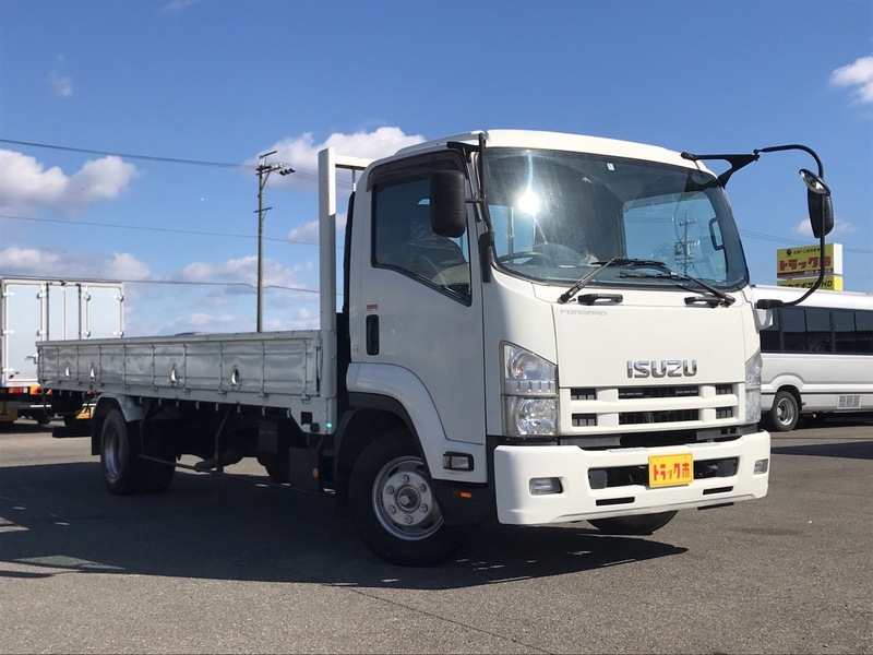 H26年☆平ボディ 4t 6.2mボディ 6MT 標準幅 ロープ穴4対｜トラック在庫詳細｜株式会社ヤナギサワ自動車販売