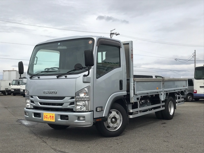 H29年☆平ボディ 4t ワイドロング 6MT 5方開 鳥居アルミ縞板｜トラック在庫詳細｜株式会社ヤナギサワ自動車販売