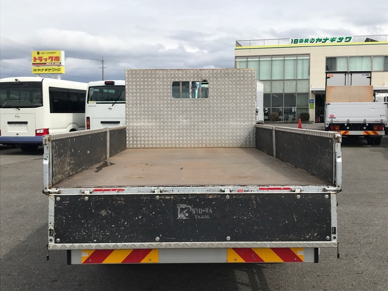 H29年☆平ボディ 4t ワイドロング 6MT 5方開 鳥居アルミ縞板｜トラック在庫詳細｜株式会社ヤナギサワ自動車販売