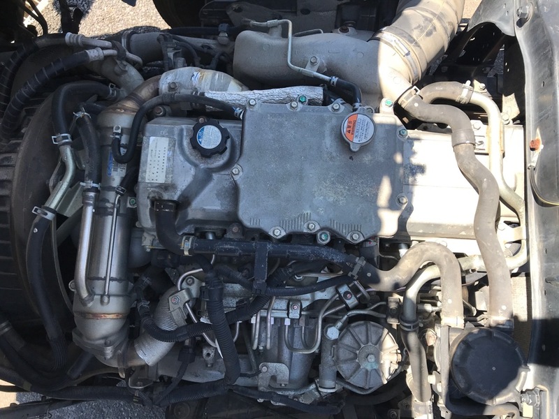 H23年☆4段クレーン付き平ボディ 4t ラジコン 6MT フックイン｜トラック在庫詳細｜株式会社ヤナギサワ自動車販売