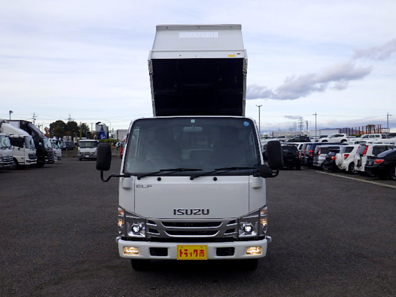 いすゞ エルフ 土砂ダンプ PTO全低床 衝突軽減 坂道補助 キーレス 2t 5MT｜中古トラック在庫詳細｜株式会社ヤナギサワ自動車販売