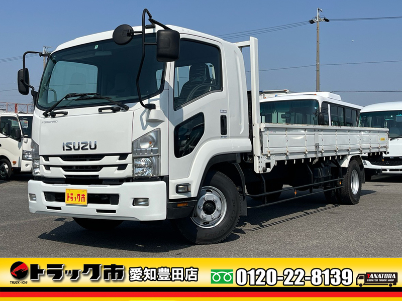いすゞ フォワード 平ボディ ベッド付き 4t 6.2mボデー 標準キャビン 6MT｜中古トラック在庫詳細｜株式会社ヤナギサワ自動車販売