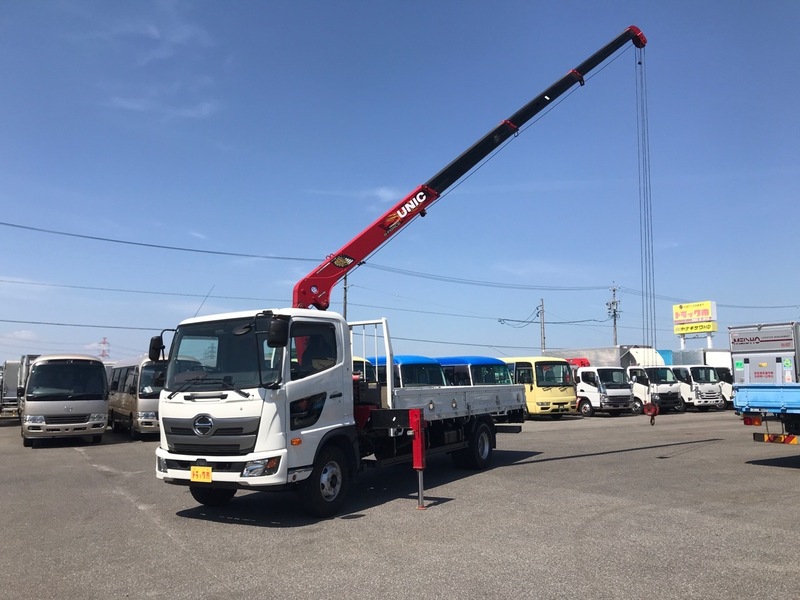 H30年☆4段クレーン付き平ボディ ラジコン 2.93t吊 4t ユニック｜中古トラック在庫詳細｜株式会社ヤナギサワ自動車販売