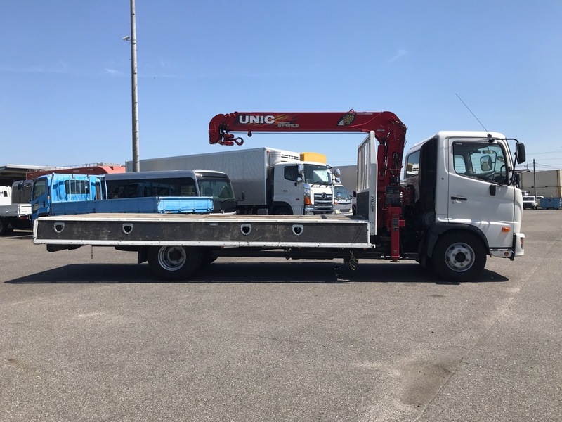 H30年☆4段クレーン付き平ボディ ラジコン 2.93t吊 4t ユニック｜中古トラック在庫詳細｜株式会社ヤナギサワ自動車販売