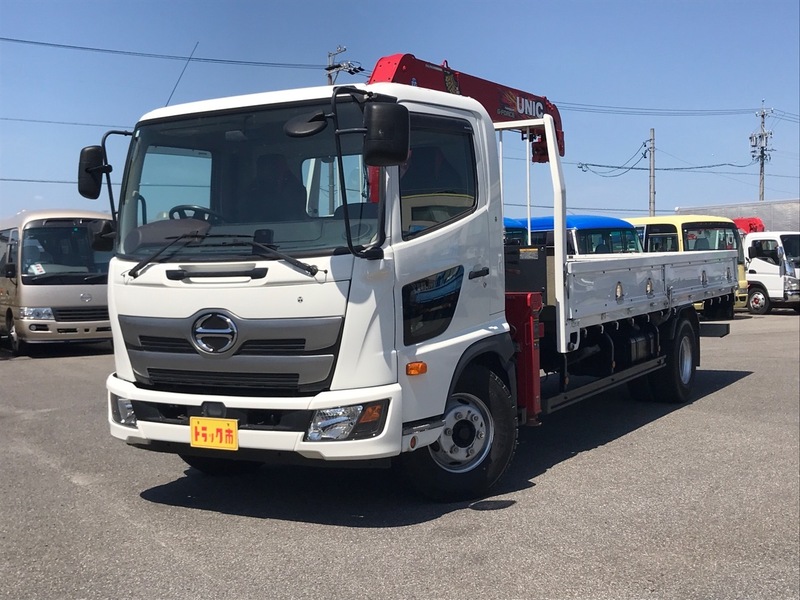 H30年☆4段クレーン付き平ボディ ラジコン 2.93t吊 4t ユニック｜中古トラック在庫詳細｜株式会社ヤナギサワ自動車販売